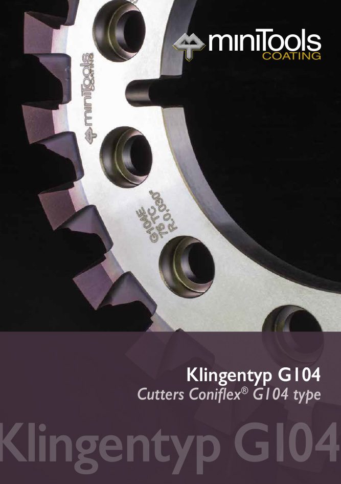 Cutters Coniflex® G104 type – MiniTools Coating